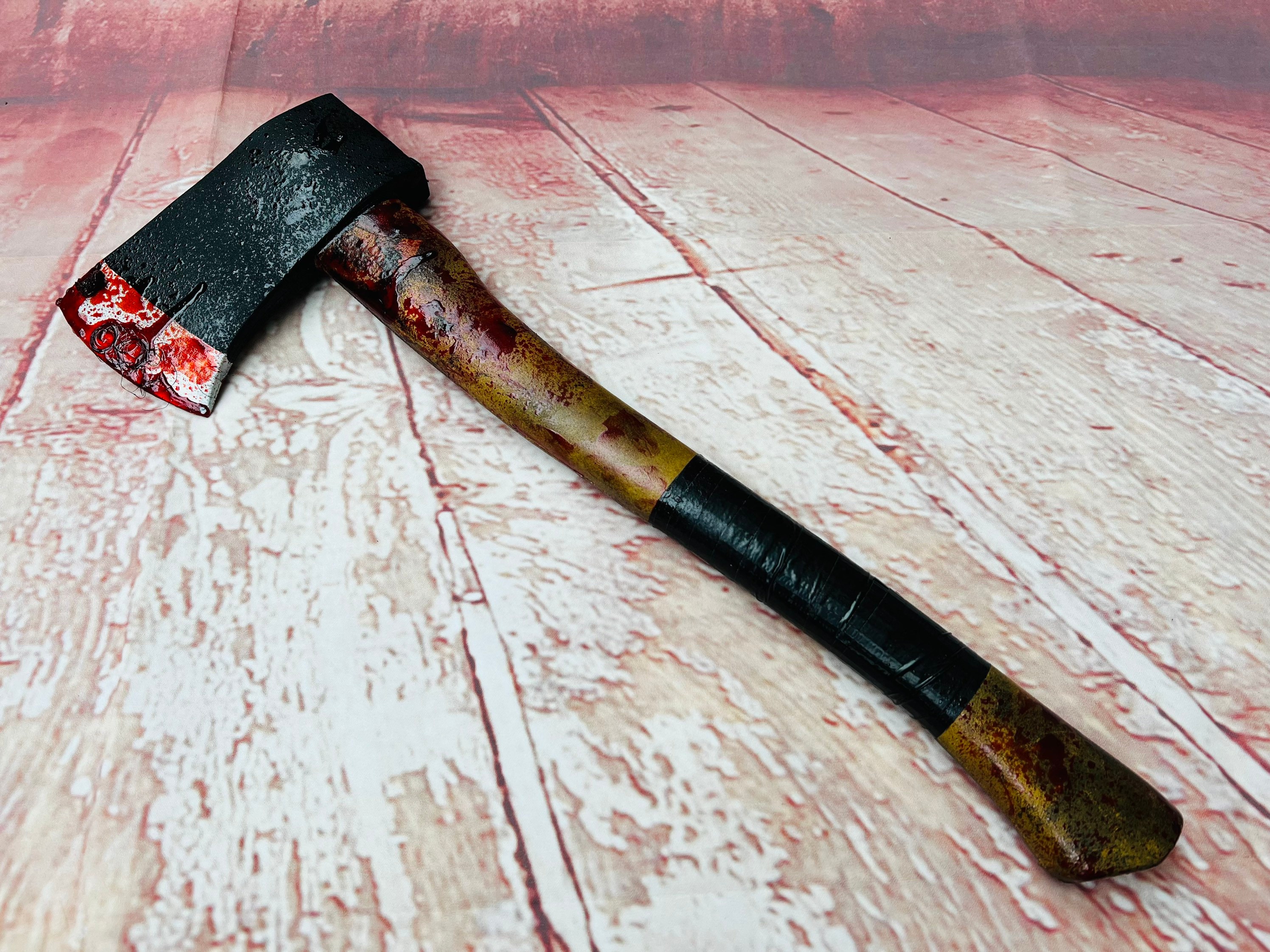 Handmade Short Bloody Axe PU Horror Movie Prop Custom - Etsy