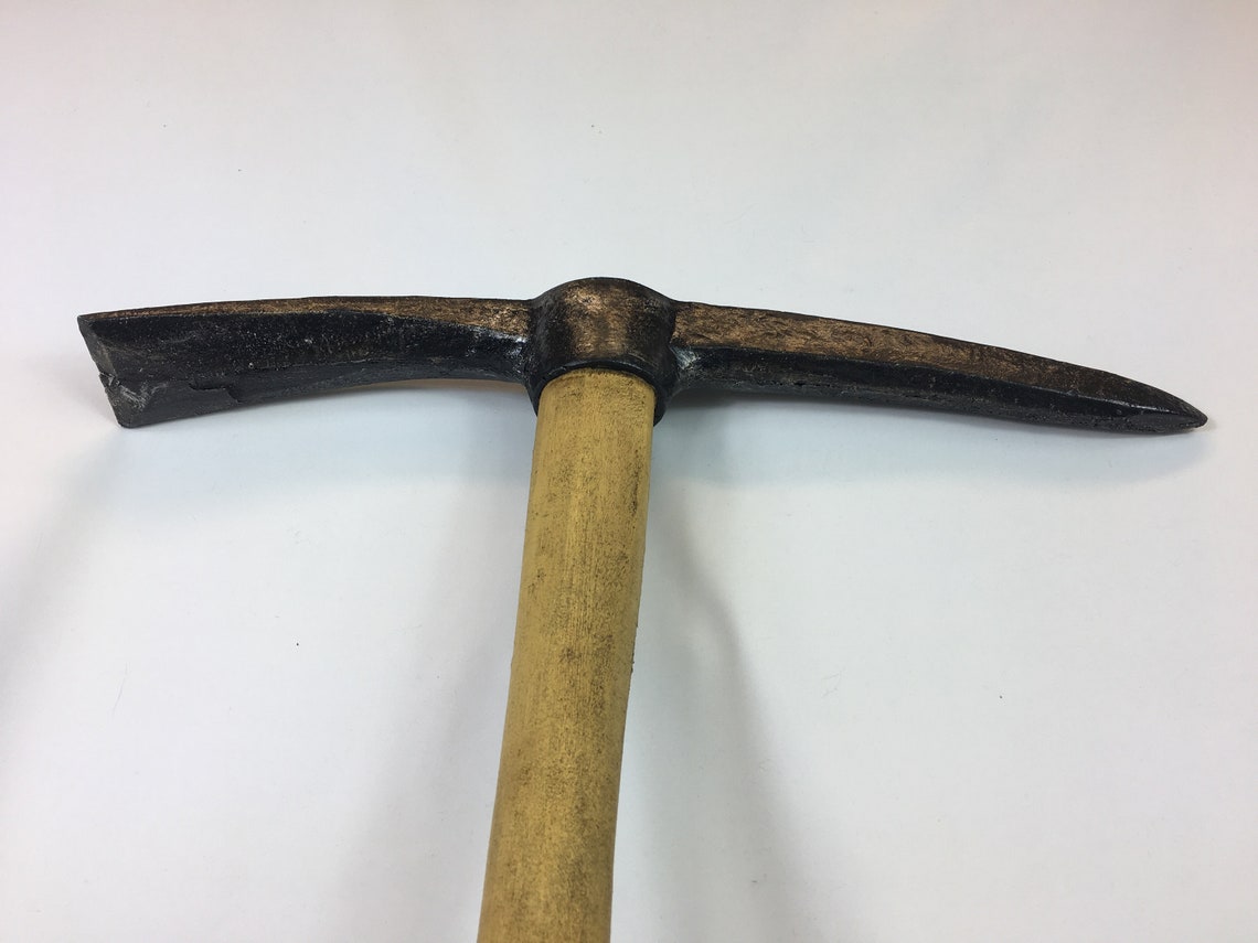 Realistic Foam PU Pickaxe Pick Axe Hatchet Horror Movie Prop Bloody ...