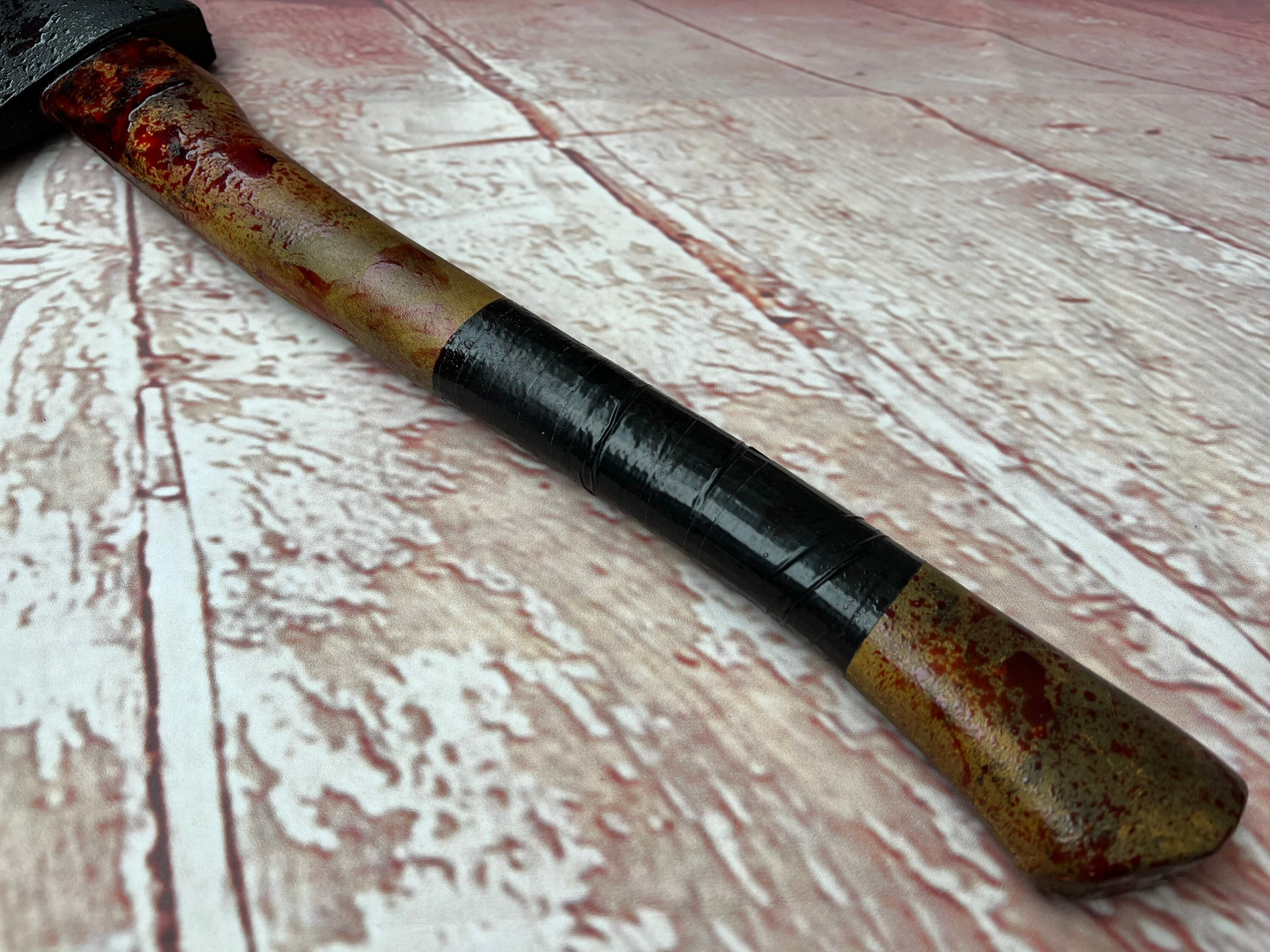 Handmade Short Bloody Axe PU Horror Movie Prop customised - Etsy