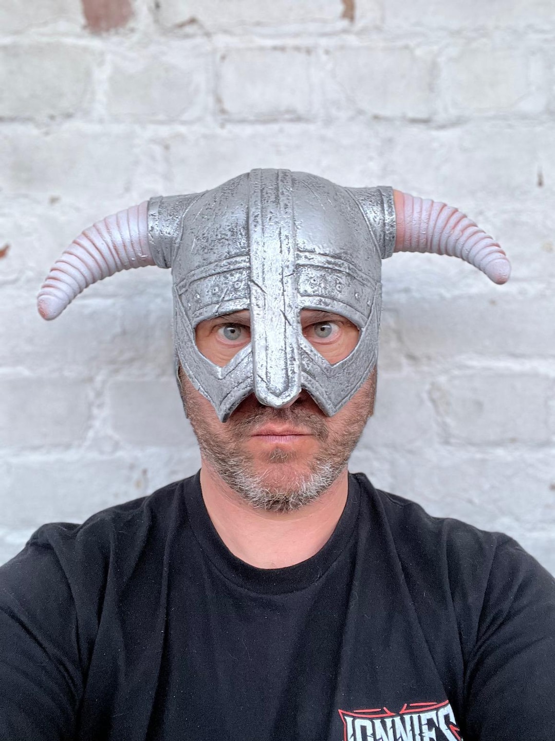 Viking Helmet Skyrim Style Nordic Warrior Hat With Horns - Etsy