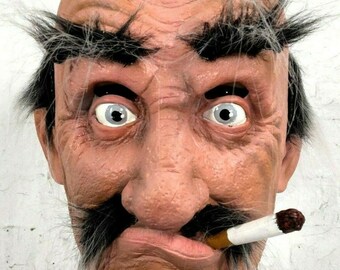 Old Man Mask | Etsy