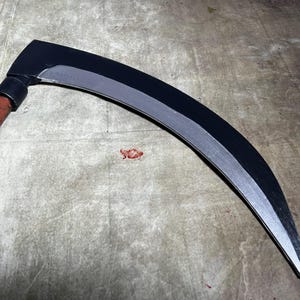 Grim Reaper Scythe PU Movie Prop Death Sickle - Etsy