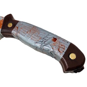 Handmade Butcher's Knife PU Foam Bloody Movie Horror Prop (customised ...