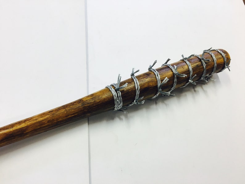 Realistic Baseball Bat Movie Prop PU Fake Blood Barbed Wire - Etsy UK