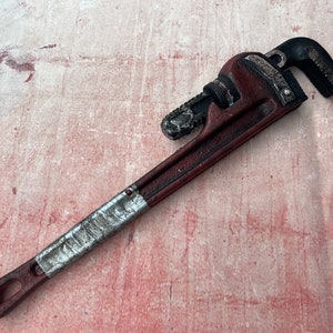 Pipe Wrench Movie Prop Customized PU Horror Bloody Weapon Spanner - Etsy