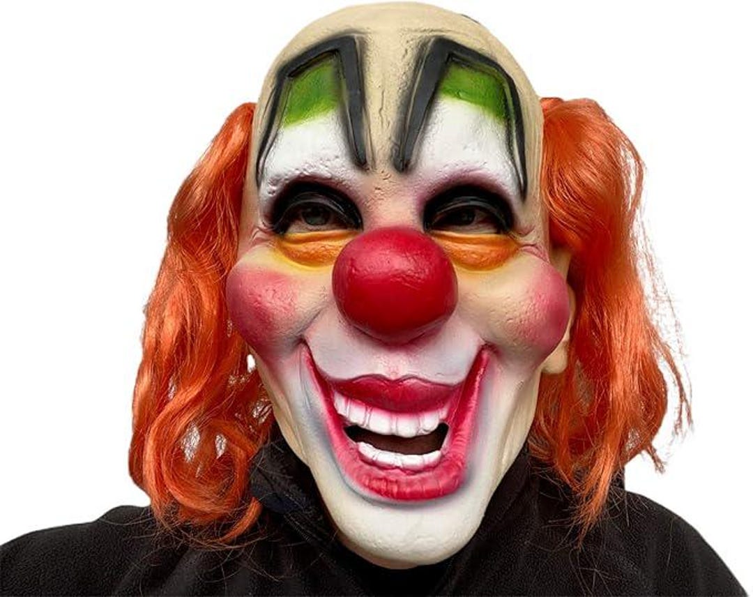 West German Style Vintage Clown Shawn Crahan Mask Latex - Etsy