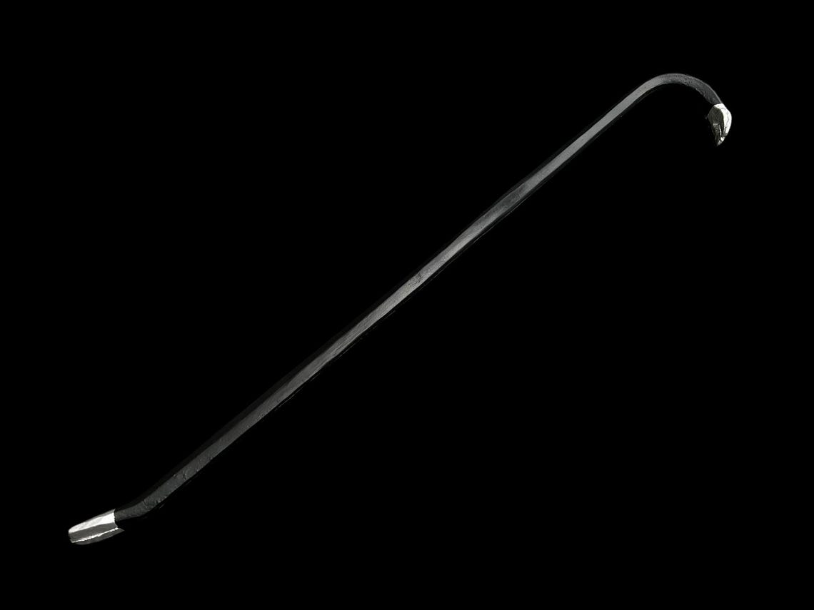 Realistic PU Foam Crowbar Iron Pry Bar Crow Bar Horror Movie Weapon ...