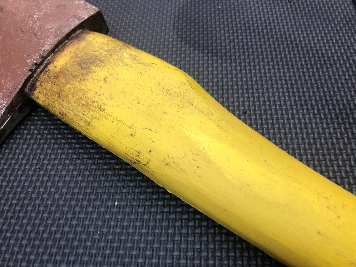 Yellow Weathered Rusty Woodcutter Axe Ghost Jason Movie Prop - Etsy