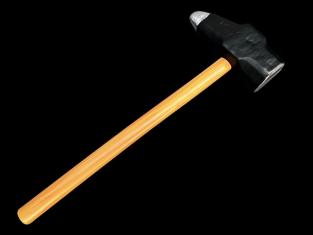 Long Sledgehammer Movie Prop XXL Hammer Clown Mallet PU Horror Weapon ...