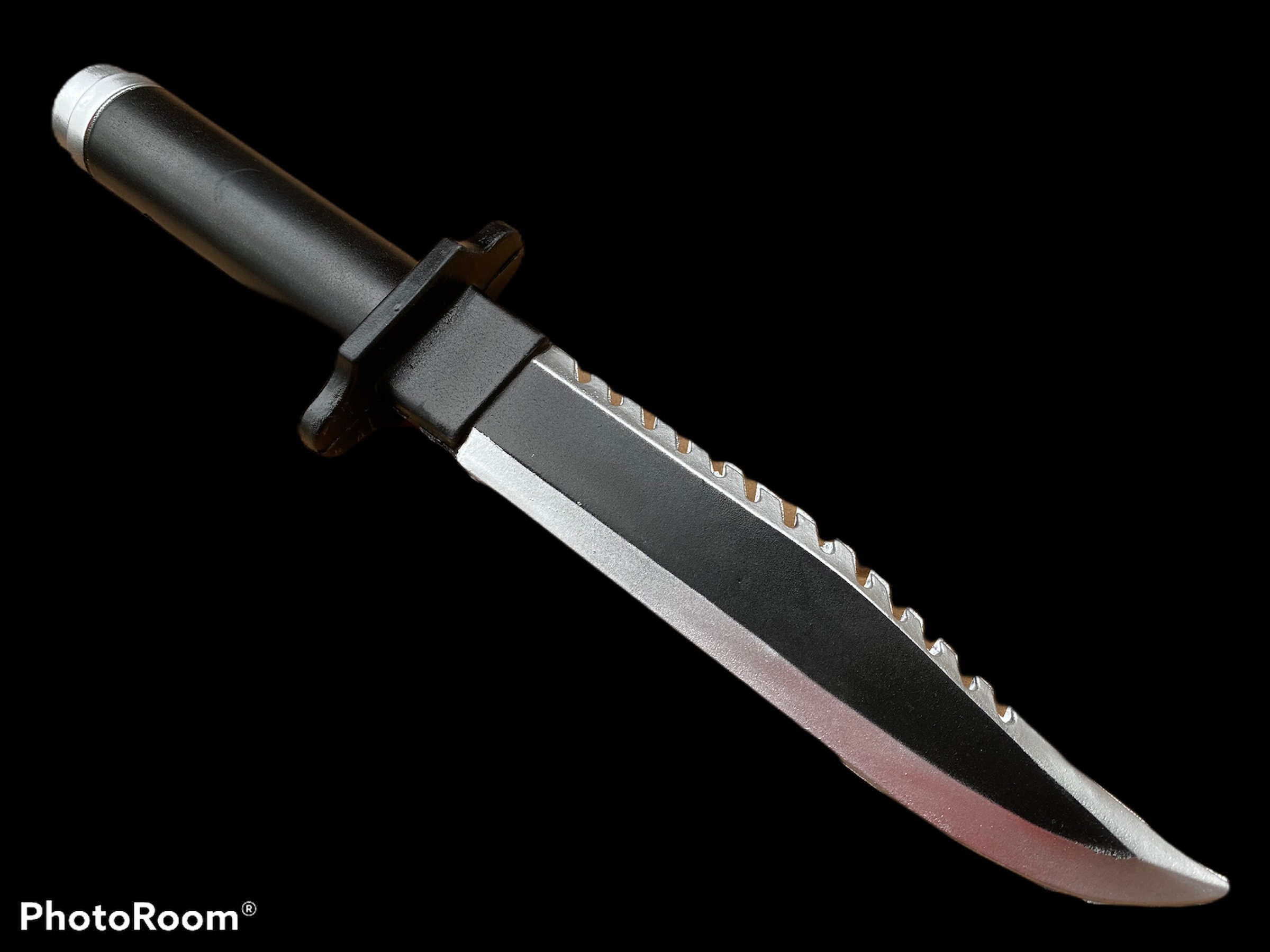 Realistic PU Foam Survival Knife Movie Prop With Faux Leather Sheath - Etsy