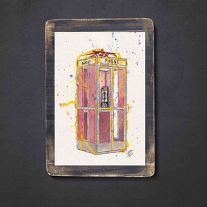 BILL and TED Telephone Booth Fine Art Quality Print (multiple Sizes ...