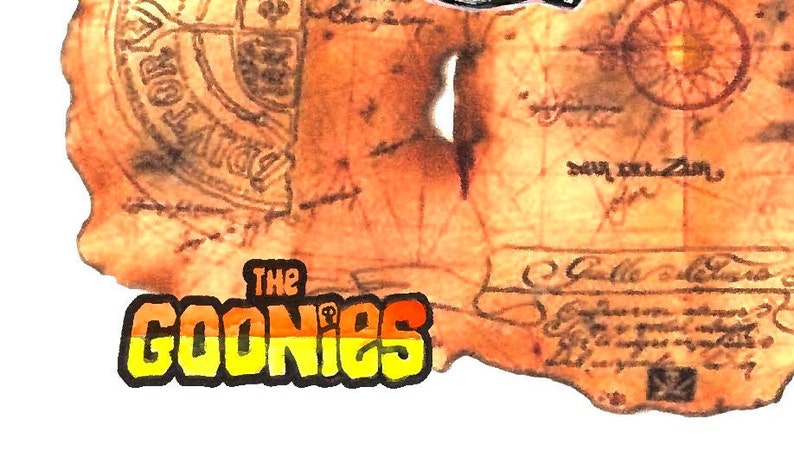 The Goonies Treasure Map Fine Art Quality Print multiple - Etsy