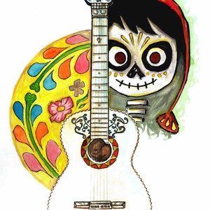 COCO ART PRINT / Coco Pixar / Pixar Art / Miguel / Miguel Art / Coco ...