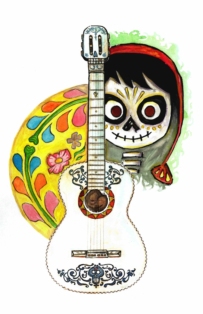 COCO ART PRINT / Coco Pixar / Pixar Art / Miguel / Miguel Art - Etsy