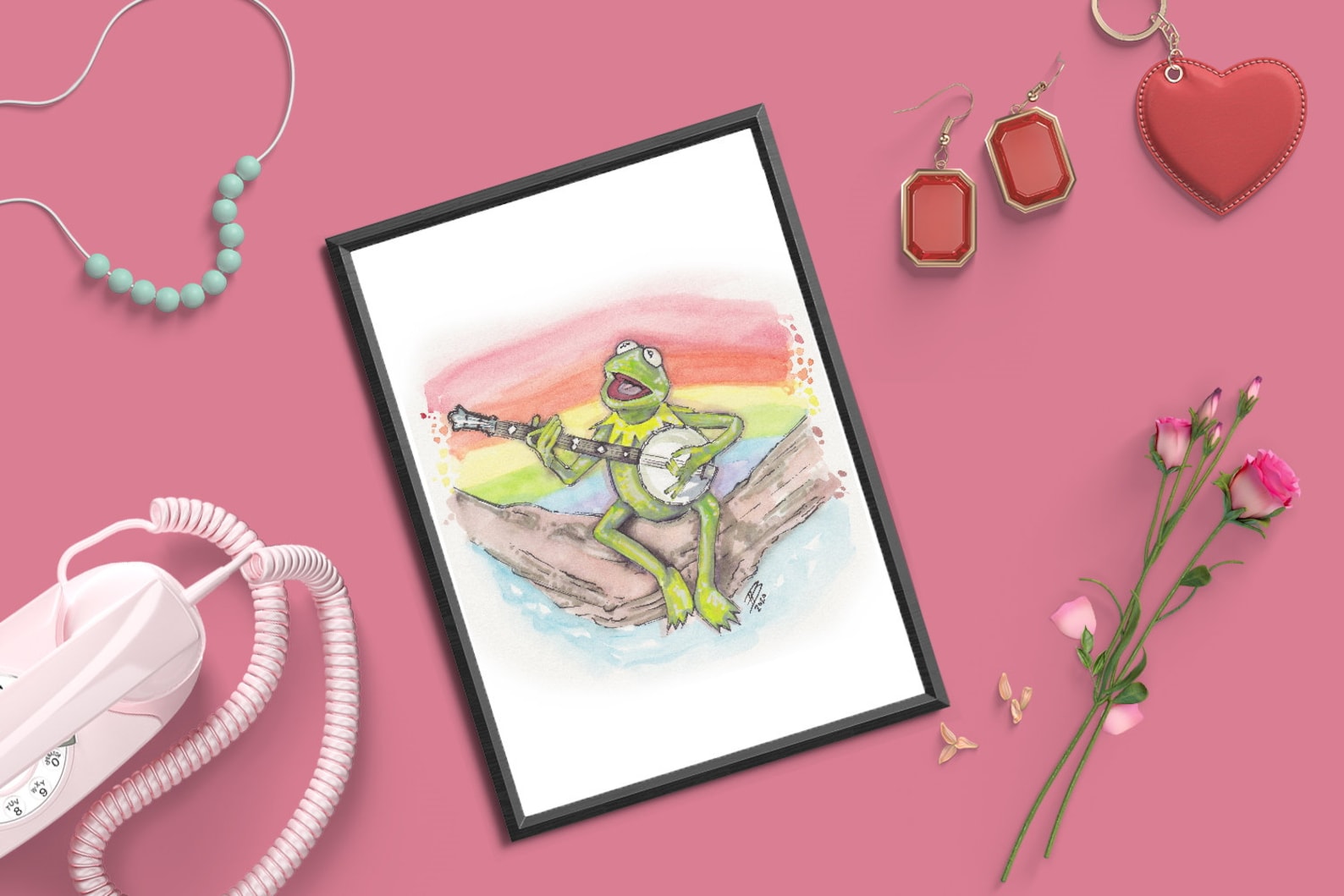 Classic RAINBOW CONNECTION / Precious Kermit the Frog and the - Etsy