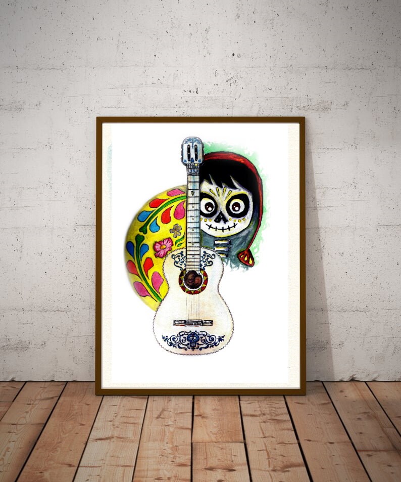 COCO ART PRINT / Coco Pixar / Pixar Art / Miguel / Miguel Art - Etsy