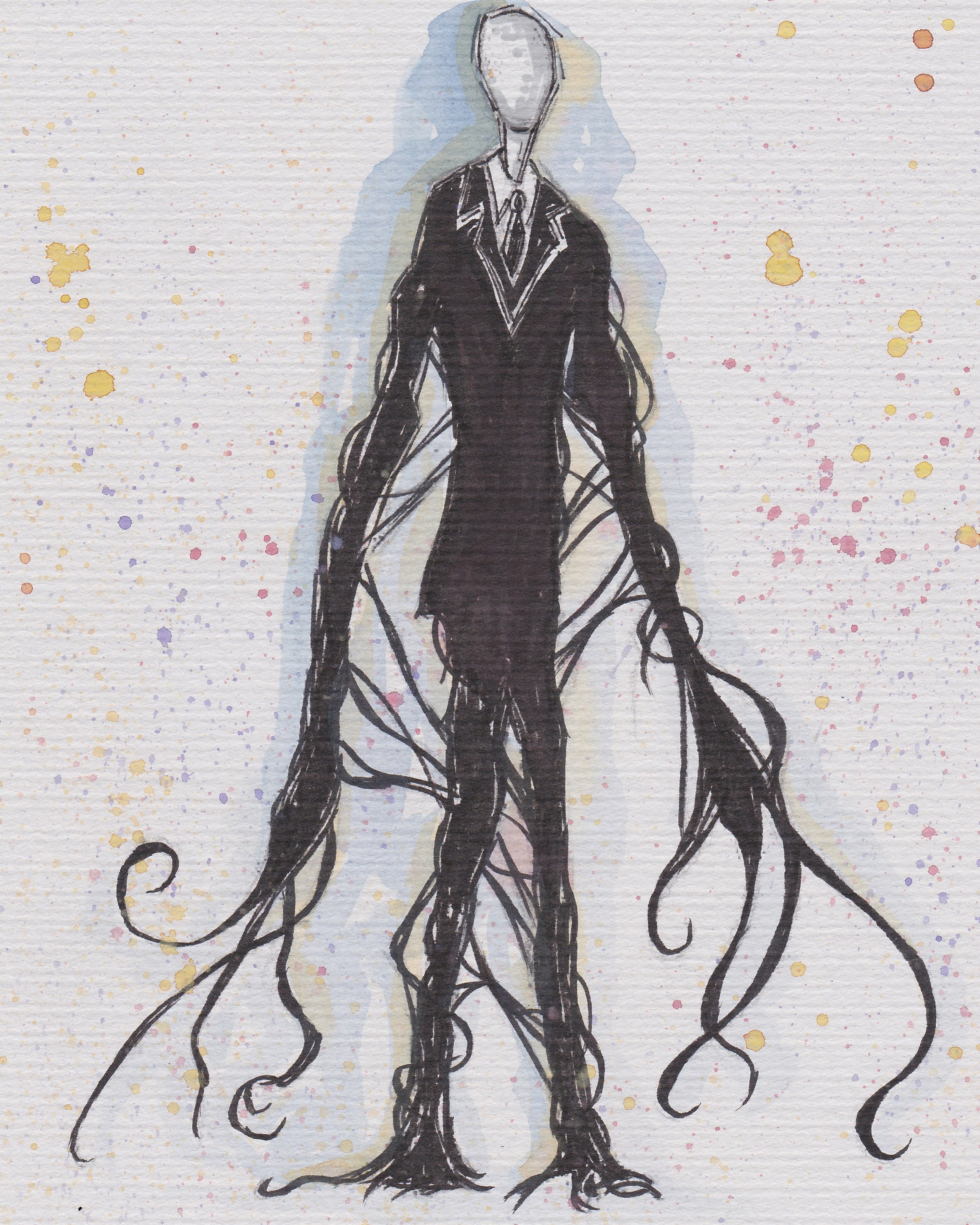SLENDERMAN Fine Art Quality Print multiple Sizes / - Etsy