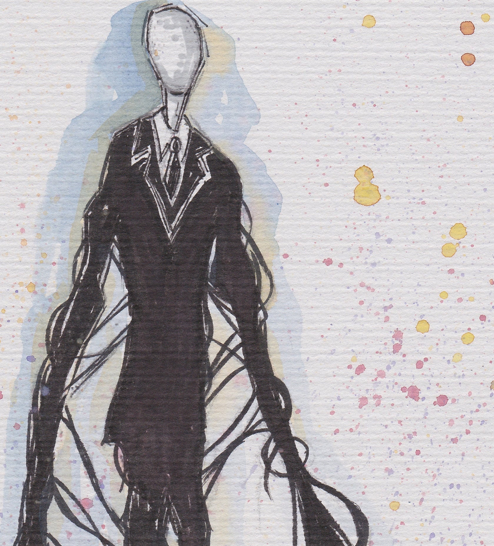 SLENDERMAN Fine Art Quality Print multiple Sizes / - Etsy