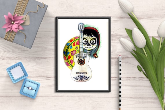 COCO ART PRINT / Coco Pixar / Pixar Art / Miguel / Miguel Art - Etsy