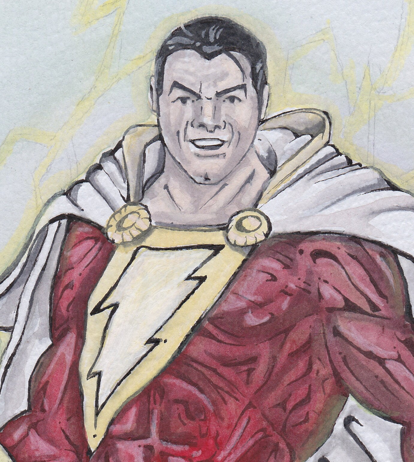 Clásico SHAZAM 8 pulgadas por 10 pulgadas Wall Print Comic Con | Etsy