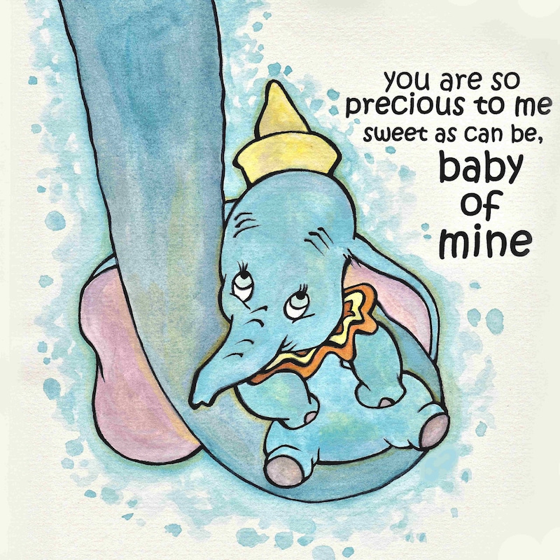 Dumbo Nursery Print - Etsy