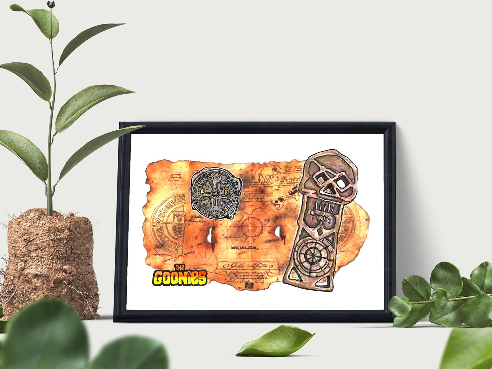 The Goonies Treasure Map Fine Art Quality Print (multiple Sizes ...