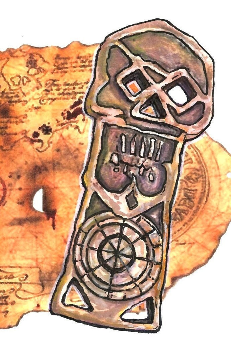 The Goonies Treasure Map Fine Art Quality Print (multiple Sizes ...