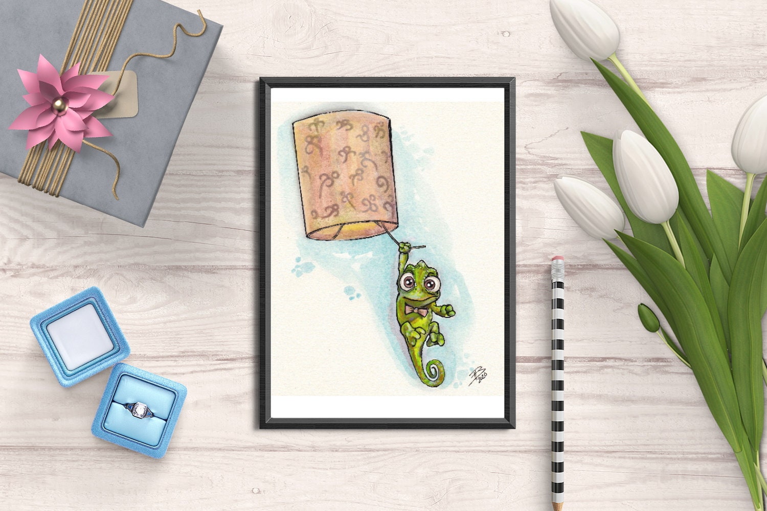 Tangled Pascal Fine Art Quality Print (multiple Sizes) / so Adorable ...