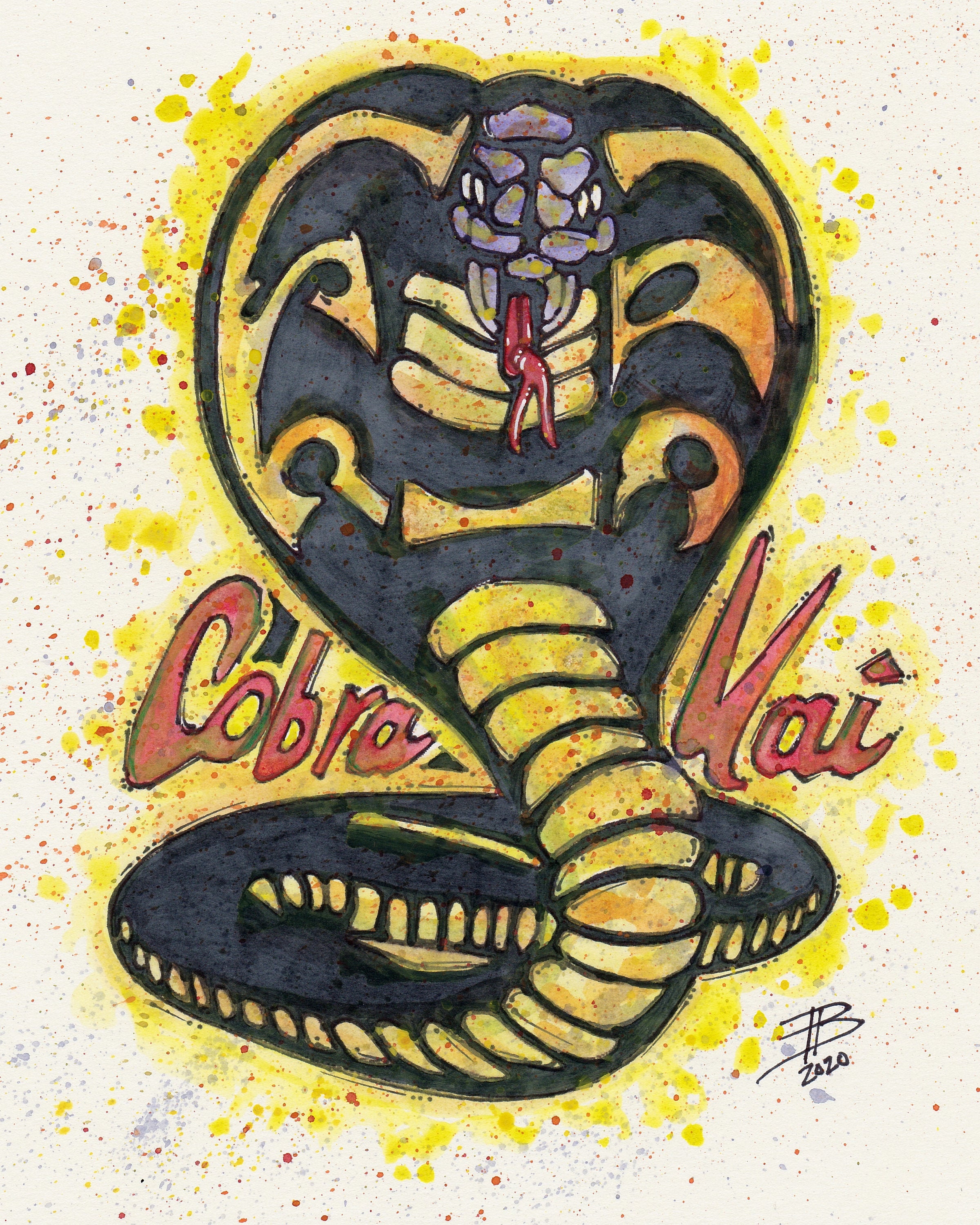 COBRA KAI Fine Art Quality Print Multiple Sizes / Karate Kid | Etsy
