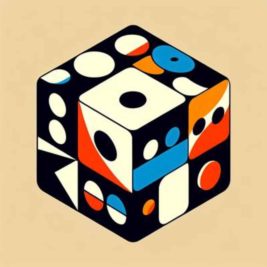 Dice, PNG Image, Digital Download, AI Art, Abstract Art Print, Modern ...