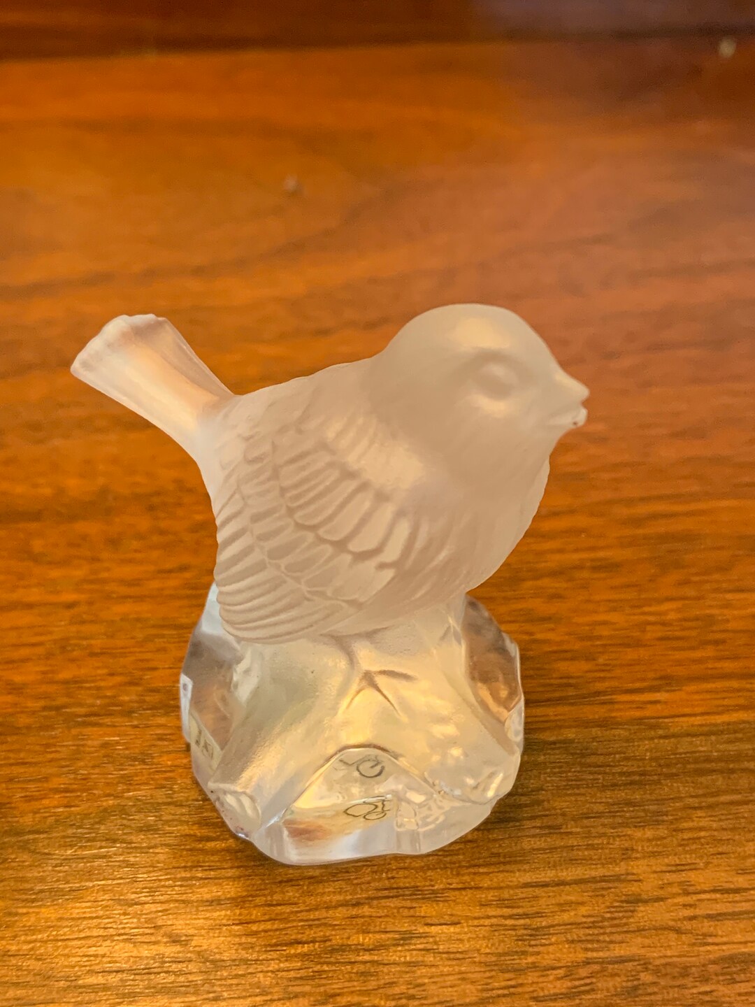 Vintage Goebel Lead Crystal Bird Figurine, Bird Figurine, Knick Knack ...