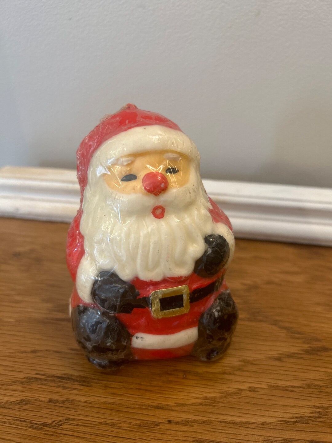 Vintage Santa Candle , New Old Stock, Vintage Christmas Candle - Etsy