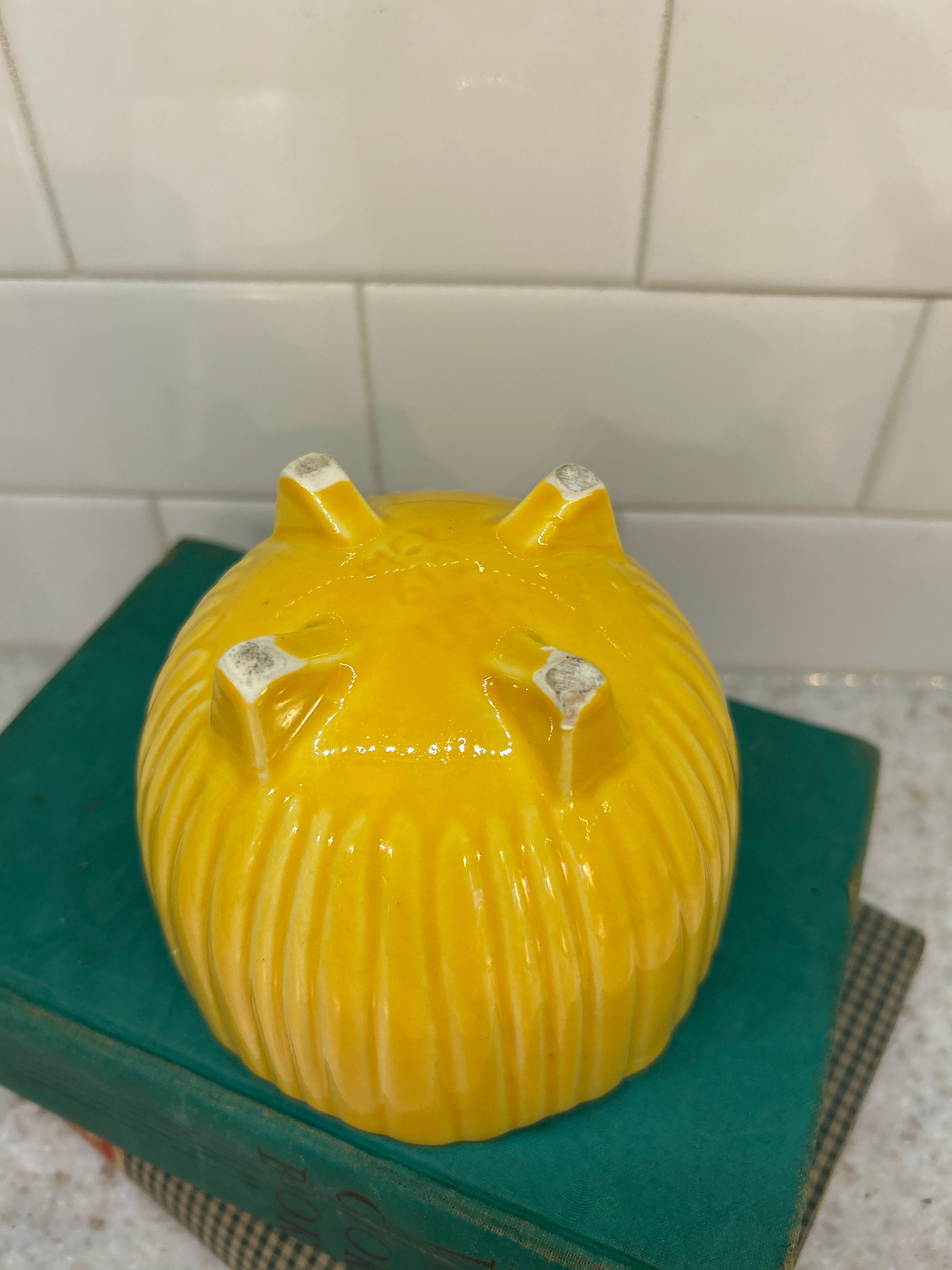 MC Pottery Planter, Vintage Yellow Planter, Small Planter - Etsy