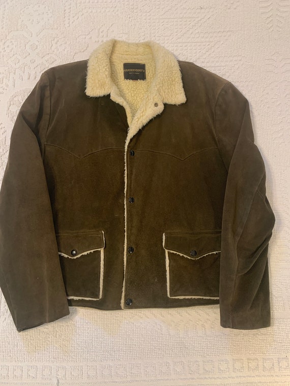 vintage suede shearling jacket - Gem