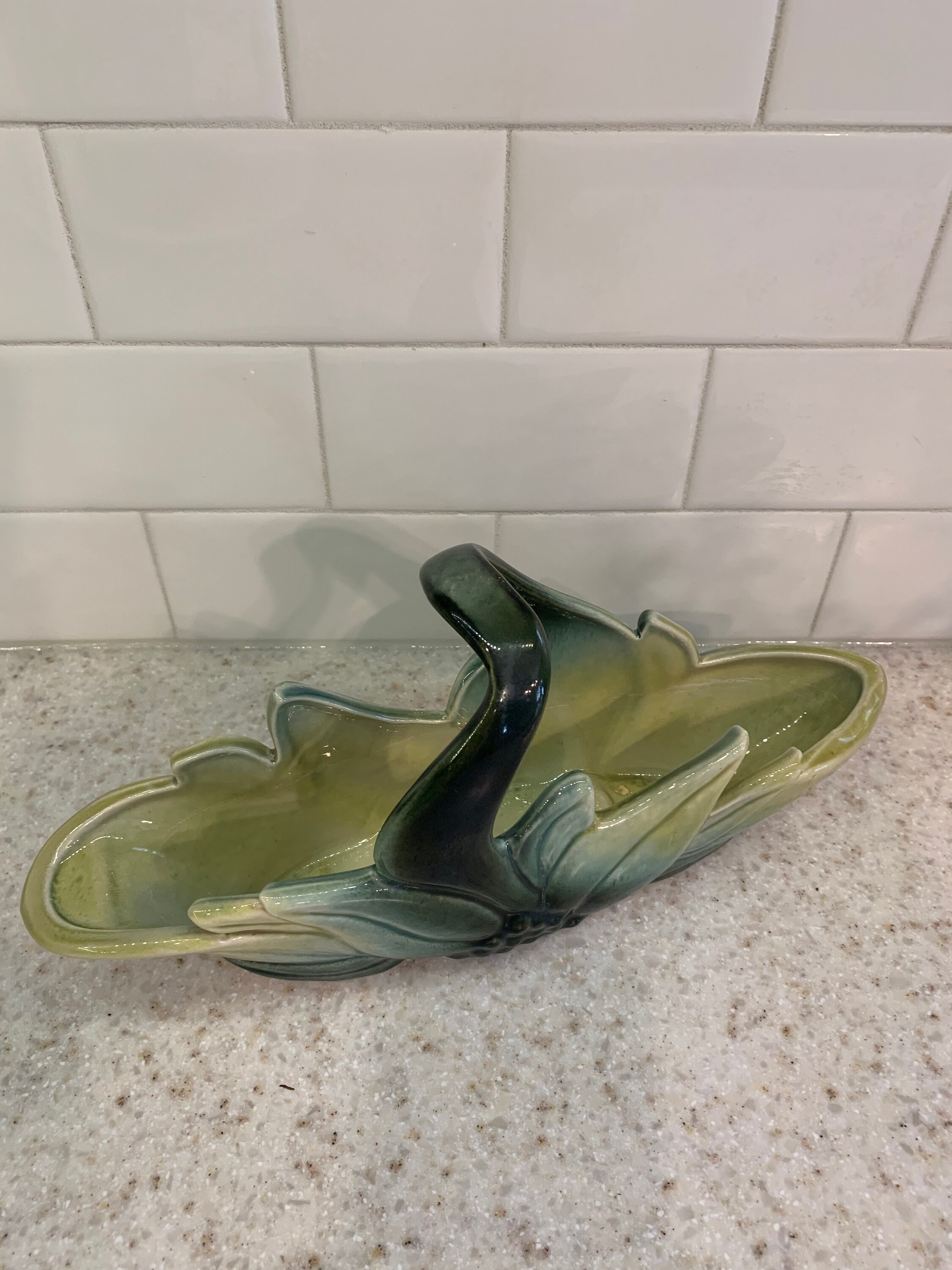 Vintage Hull Flower Shape Planter With Handle - Etsy