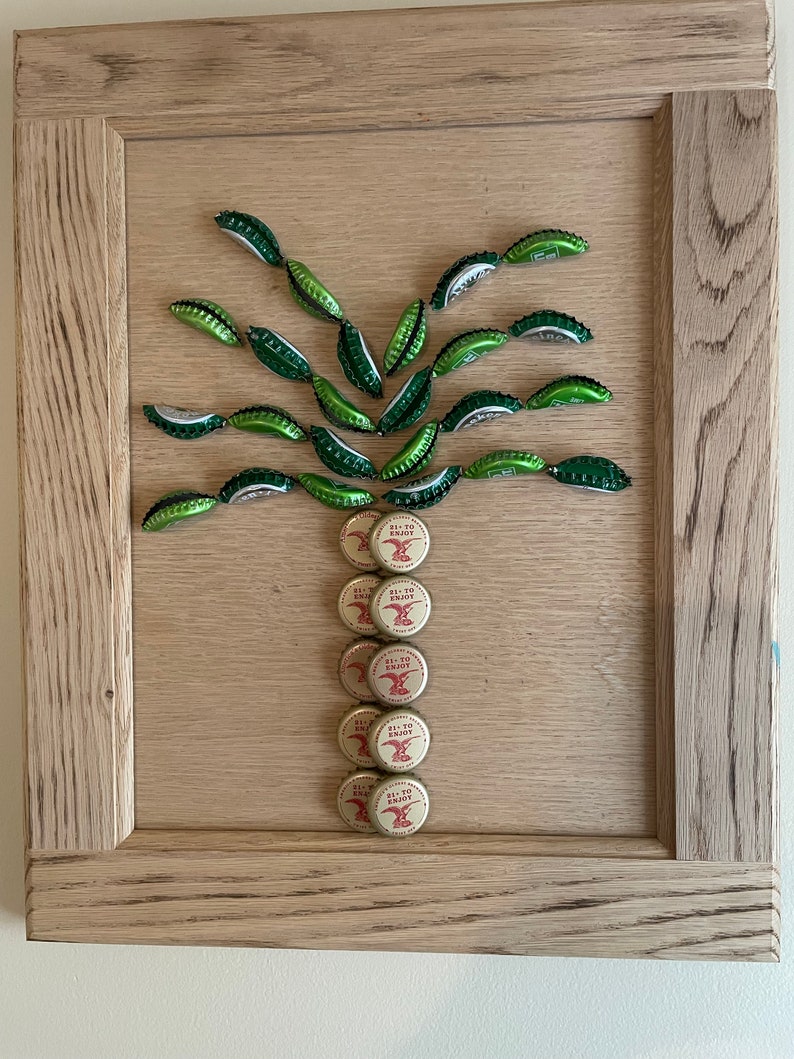 Bottle Cap Palm Tree Wall Hanging - Etsy