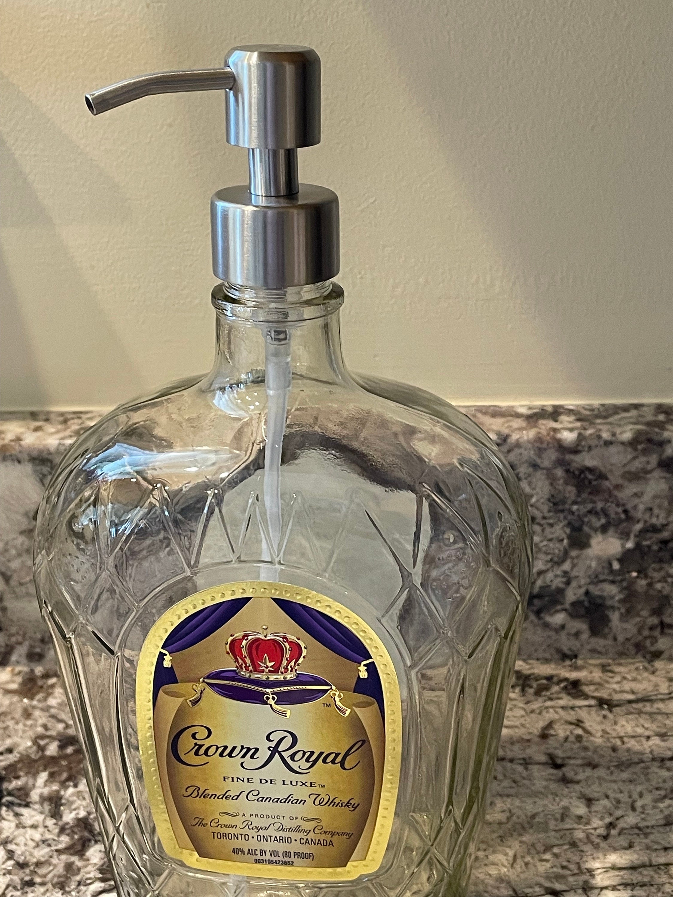 Crown Royal Soap Dispenser With Metal Pump - Etsy