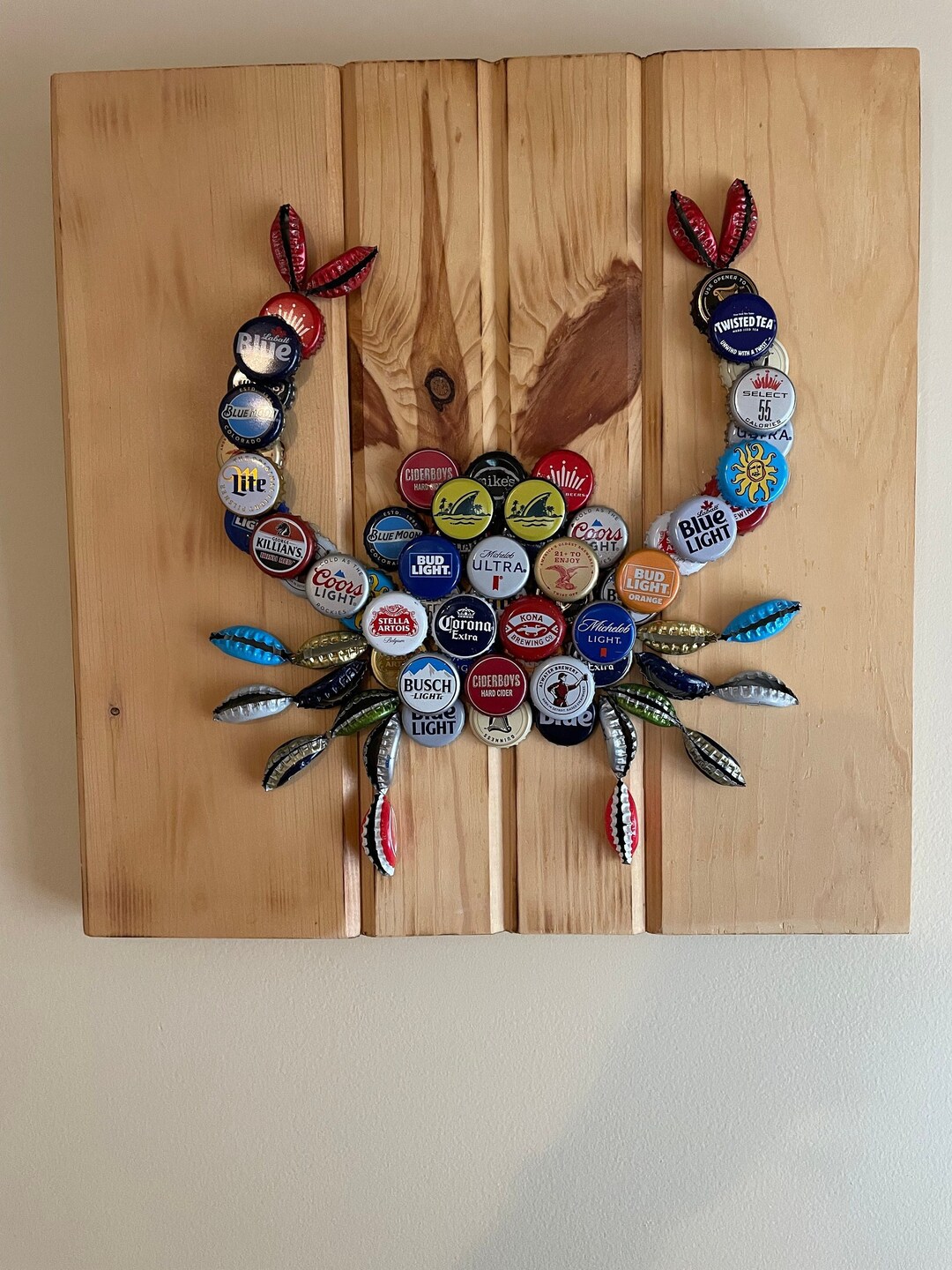 Bottle Cap Crab Multi Caps - Etsy