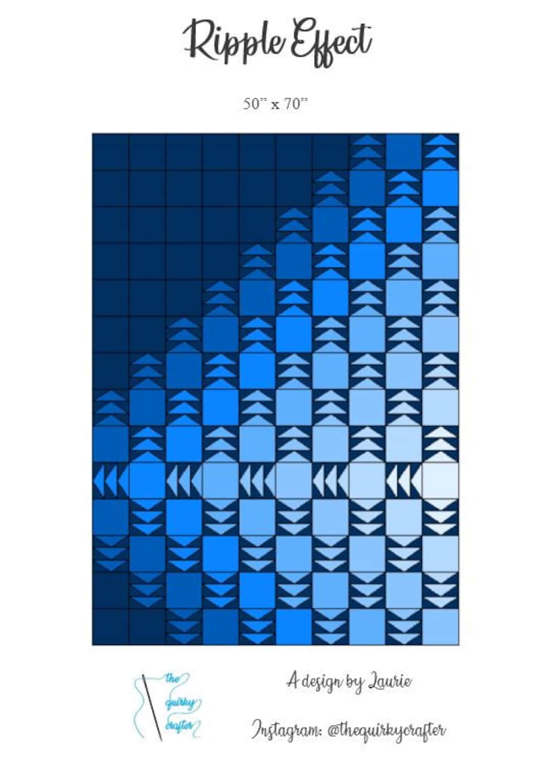 Ripple Effect Pattern (pdf) - Etsy