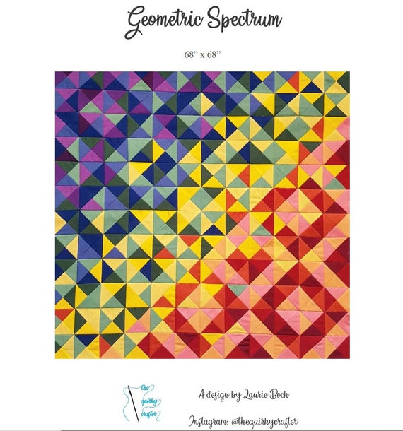 Geometric Spectrum Pattern pdf | Etsy