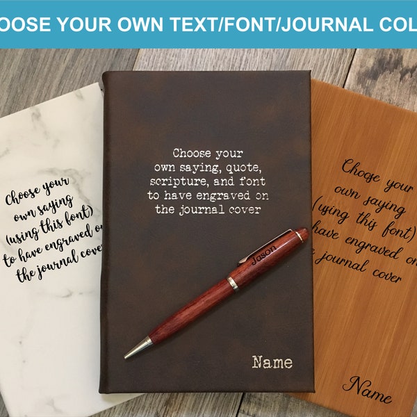 PERSONALIZED JOURNAL - Etsy
