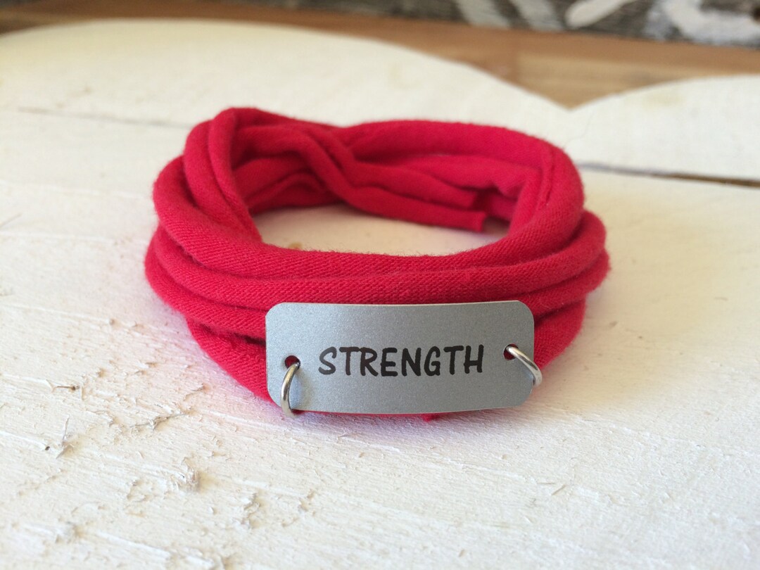 Red Custom Fitness Jewelry Running Bracelet Running Jewelry Fitness ...