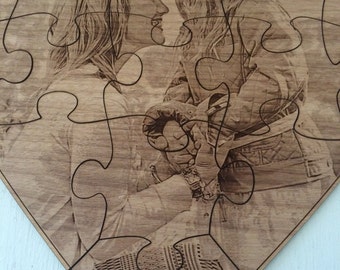 Laser Engraved Puzzle - Etsy