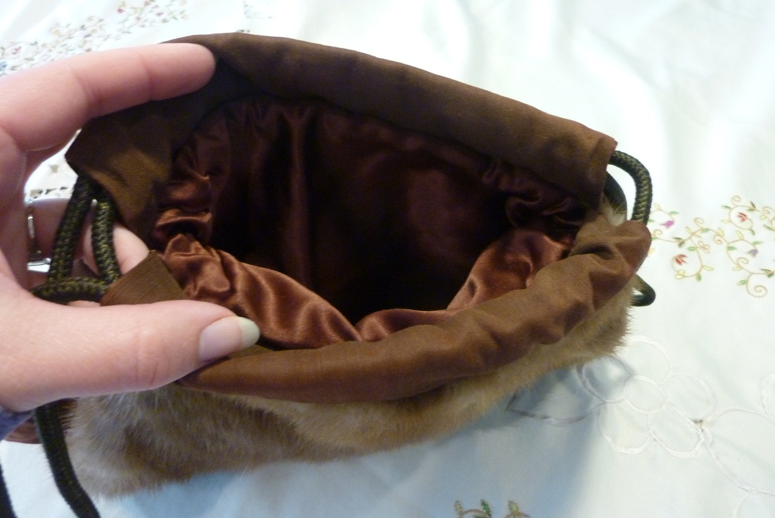 Vintage Muff Brown Mink Fur Muff Hand Warmer Vintage - Etsy