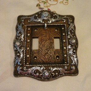 Vintage Western Double Switch Plate Cover Decorative Cowgirl Theme ...