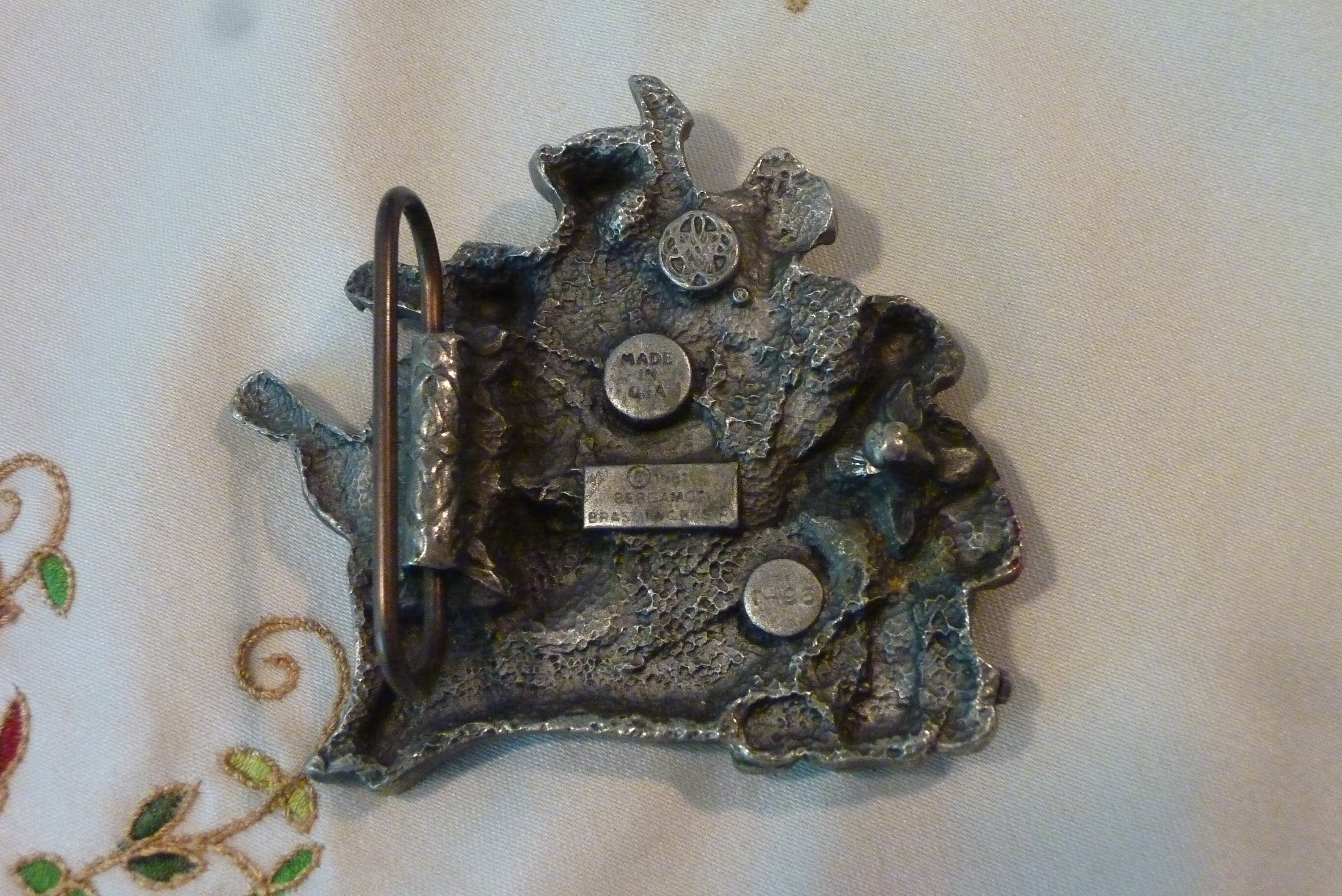 Vintage Bergamot Brass Works Belt Buckle Country Western 3-D | Etsy