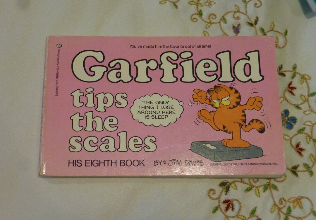 Vintage Garfield Comic Book - Tips the Scales - Cat Comic Book ~ 1980's ...