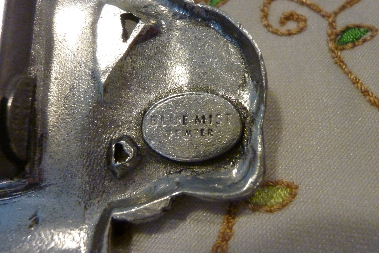 Vintage Pewter Frame Blue Mist Pewter Rectangular Frame - Etsy Canada