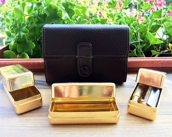 Leather shaving kit | Etsy