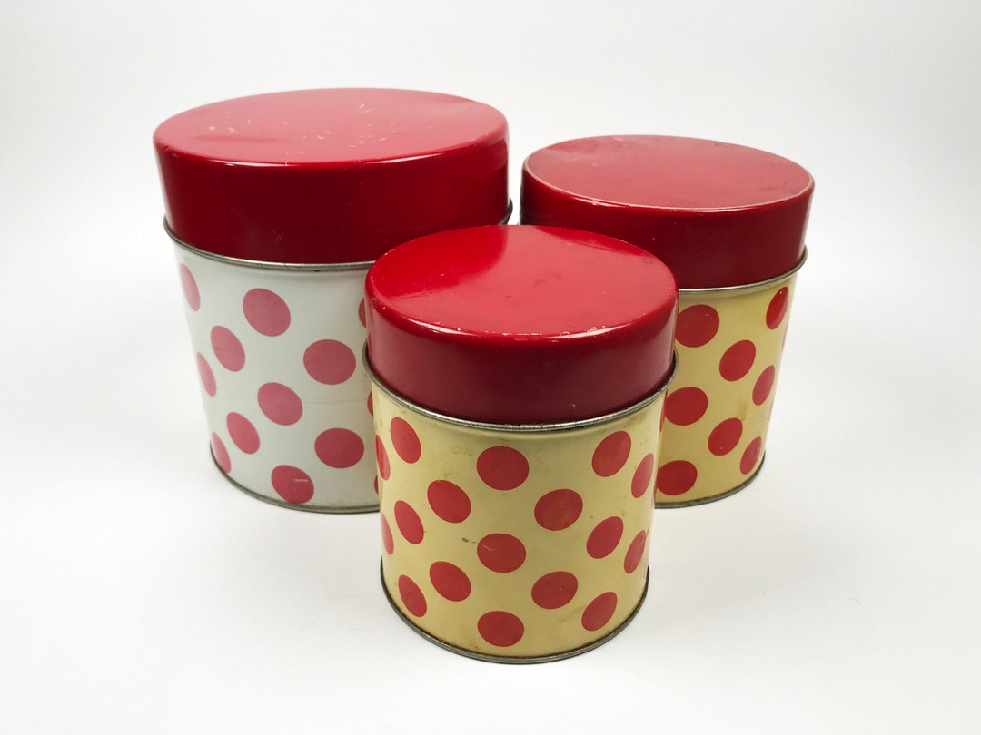 Vintage Metal Box Set of 3 Distressed Tin Box Coffee Box Tea Box Rusty ...